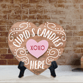 Cupid's Candies Here Heart Shape Table Sign (6x5.4) | Loving ...