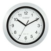 Sharp Atomic Analog Wall Clock – 10.5” Suspended Glass Face - Sets ...