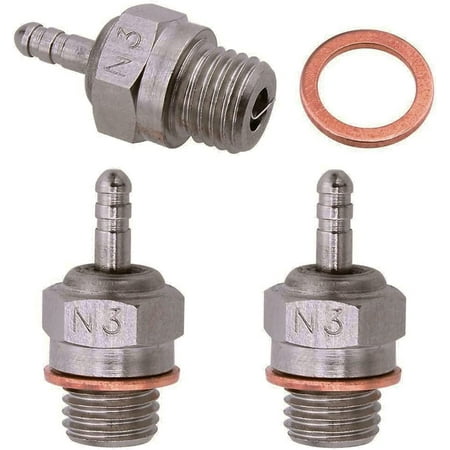 Hot Glow Plugs HSP 70117 RC Car Truck Super Duty Buggy Spark Engine（3 Pieces N3） NUNADERNU ...