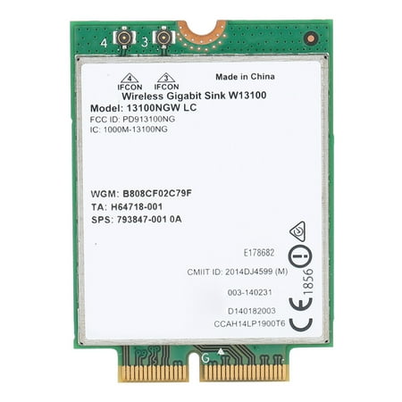 Card Wireless Card Card For 13100NGW W13100 802.11ad 802.11AC NGFF 4.0 ...