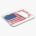 Painted Grunge American Flag Mouse Pad 9 x 8 Inch, Patriotic USA Desk ...