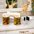 2PCS Clear Storage Jars Cotton Swabs Cans Translucent Plasticental ...