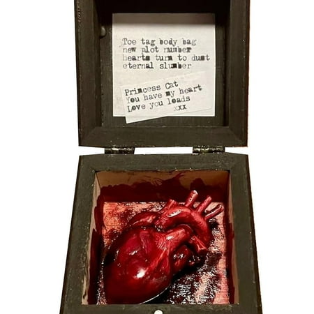 3d My Heart In A Box - A Human Heart In A Box Funny Heart Ornaments ...