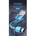 1M 2M 3M USB A to Type C Fast Charging Cable Nylon Data Sync Cord for ...