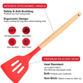 2 Pc Kitchen Utensil Set, Easy to Clean Wooden Kitchen Utensils ...