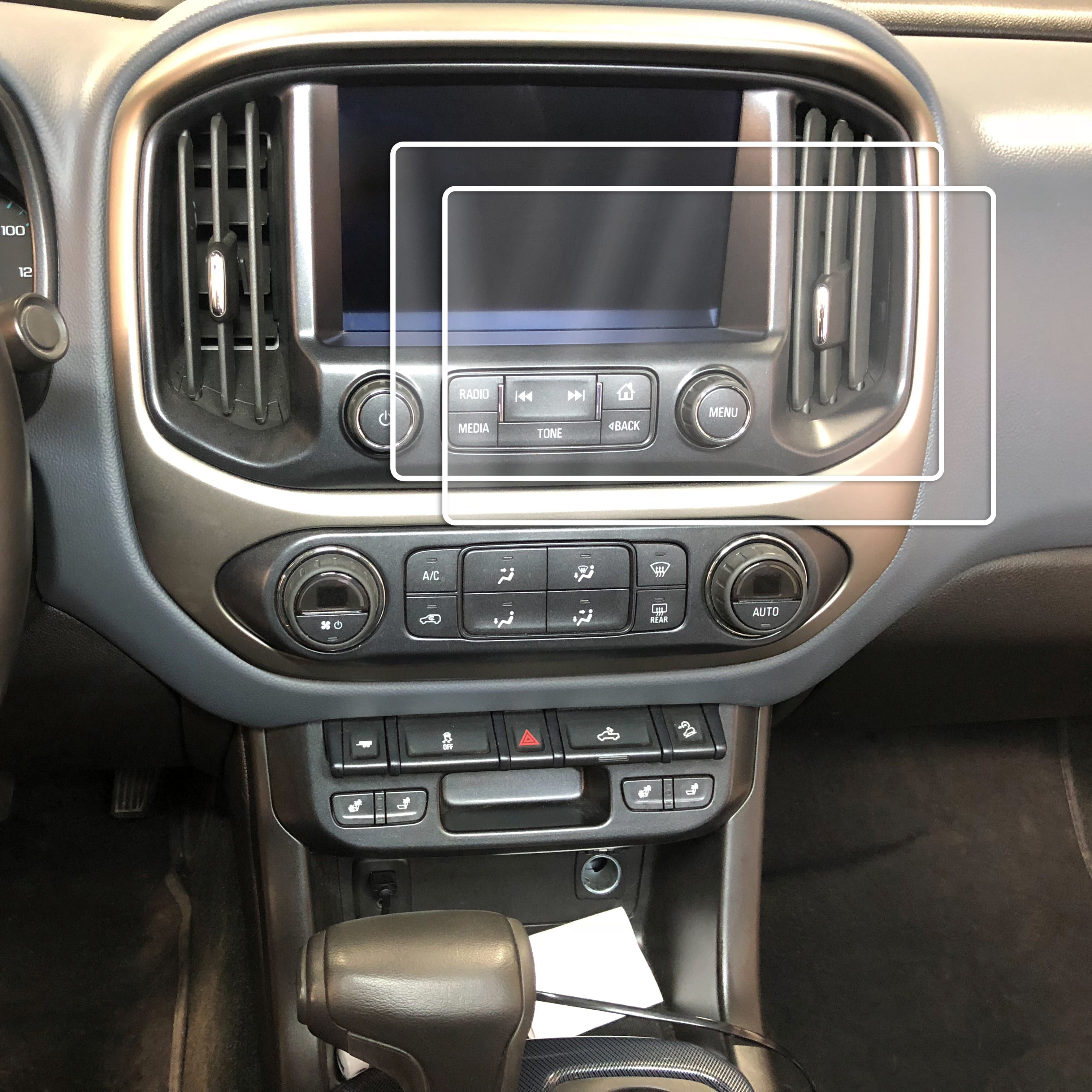 Red Hound Auto Screen Saver 2pc Compatible with Chevrolet GMC Colorado ...