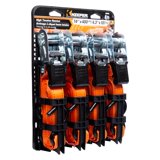 KEEPER 05505-6 Tie-Down,Ratchet,14ft. x 1In.,500lb.,PK4 - Walmart.com