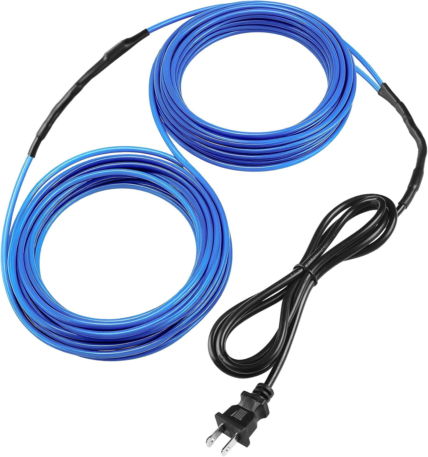 26 ft Soil Heating Cable with Built-in Thermostat & Plug, Electric Soil ...