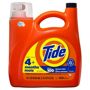 Tide Original Liquid Laundry Detergent for Cold Water, 96 Loads, 138 fl ...