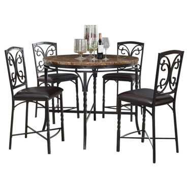 Better Homes & Gardens Cambridge Place Dining Table, Brown - Walmart.com