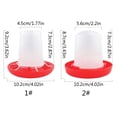 Chick Waterer Feeder Plastic Automatic Poultry Waterer Containers for ...