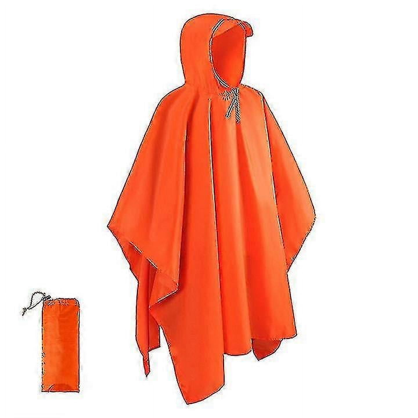 Military Style Poncho Multi Use Rip Stop Camouflage Rain Ponchohooded ...