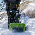 Earthwise SN72018 13.5 Amp Corded 18" Snow Thrower with LED Lights ...