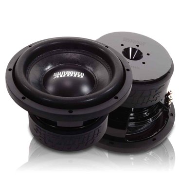 Soundstream 500W 8 Inch Reference R3 Dual 2 Ohm Subwoofer, Blue/Black ...