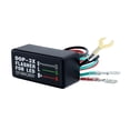Turn Signals Rocker Switches with Flasher Relays Set Green LED Turn ...