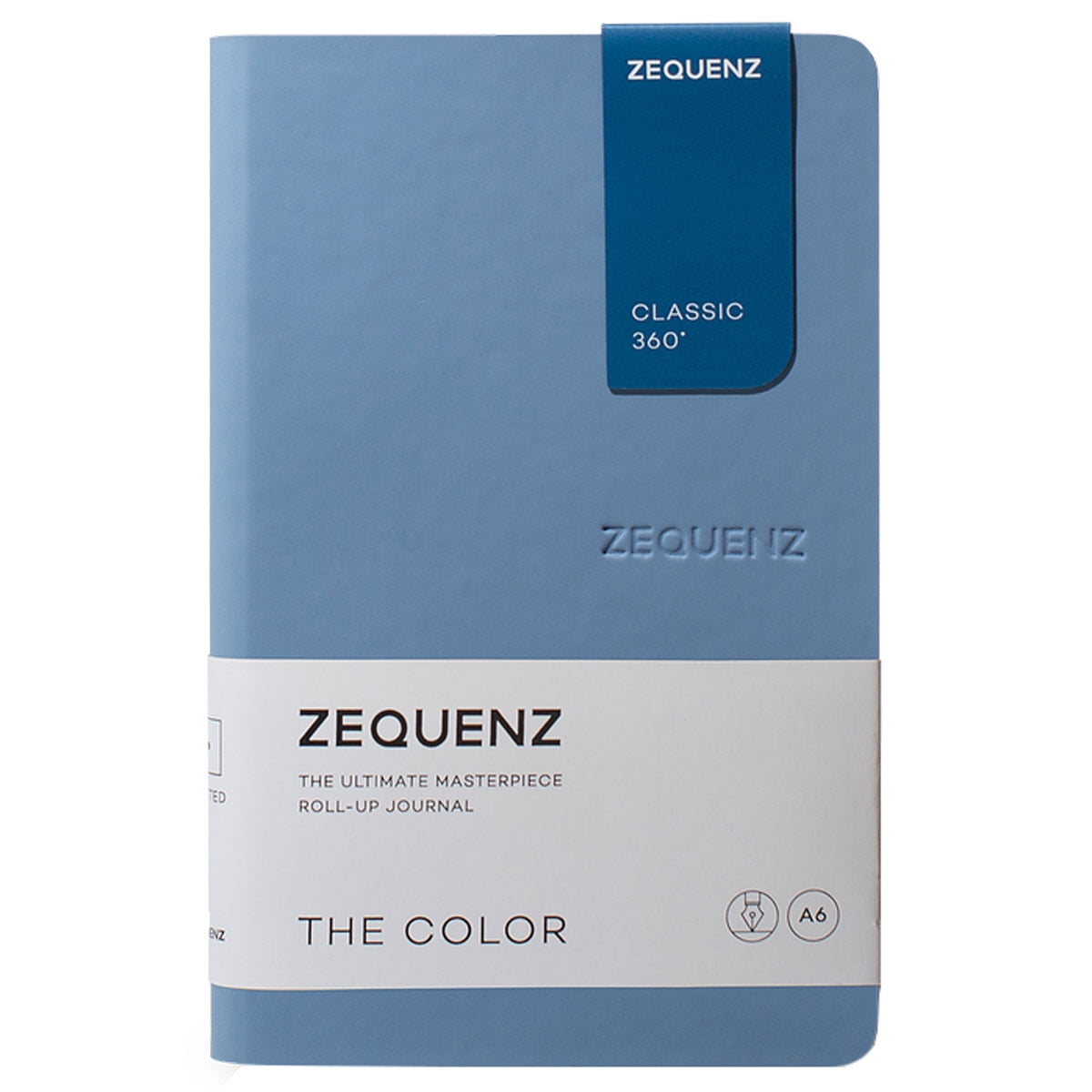 Zequenz Classic 360 The Color A6 Notebook, Blank, Light Blue - Walmart.com
