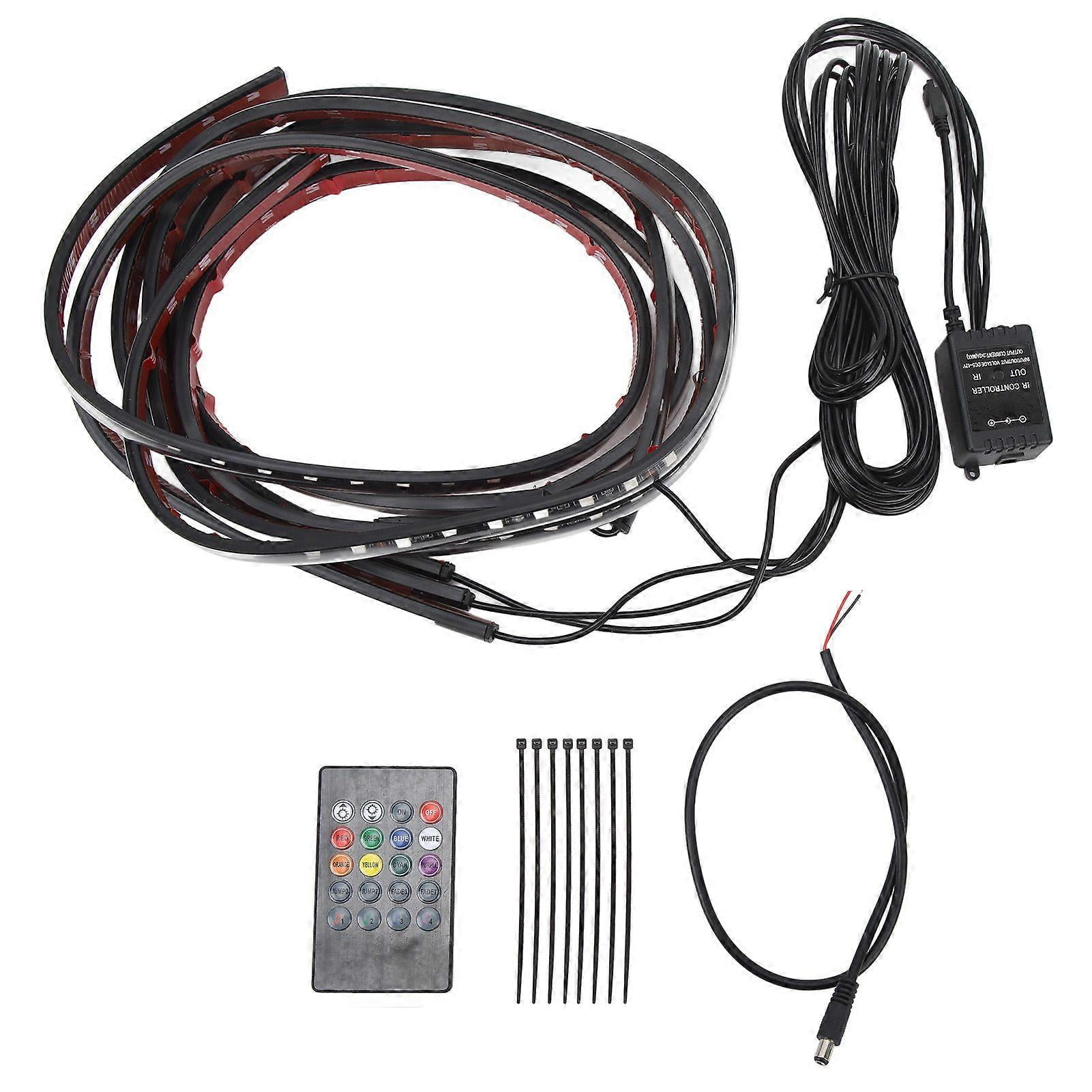 Car Underglow Light Kit Sound Control LED Ambient Light with Bluetooth ...