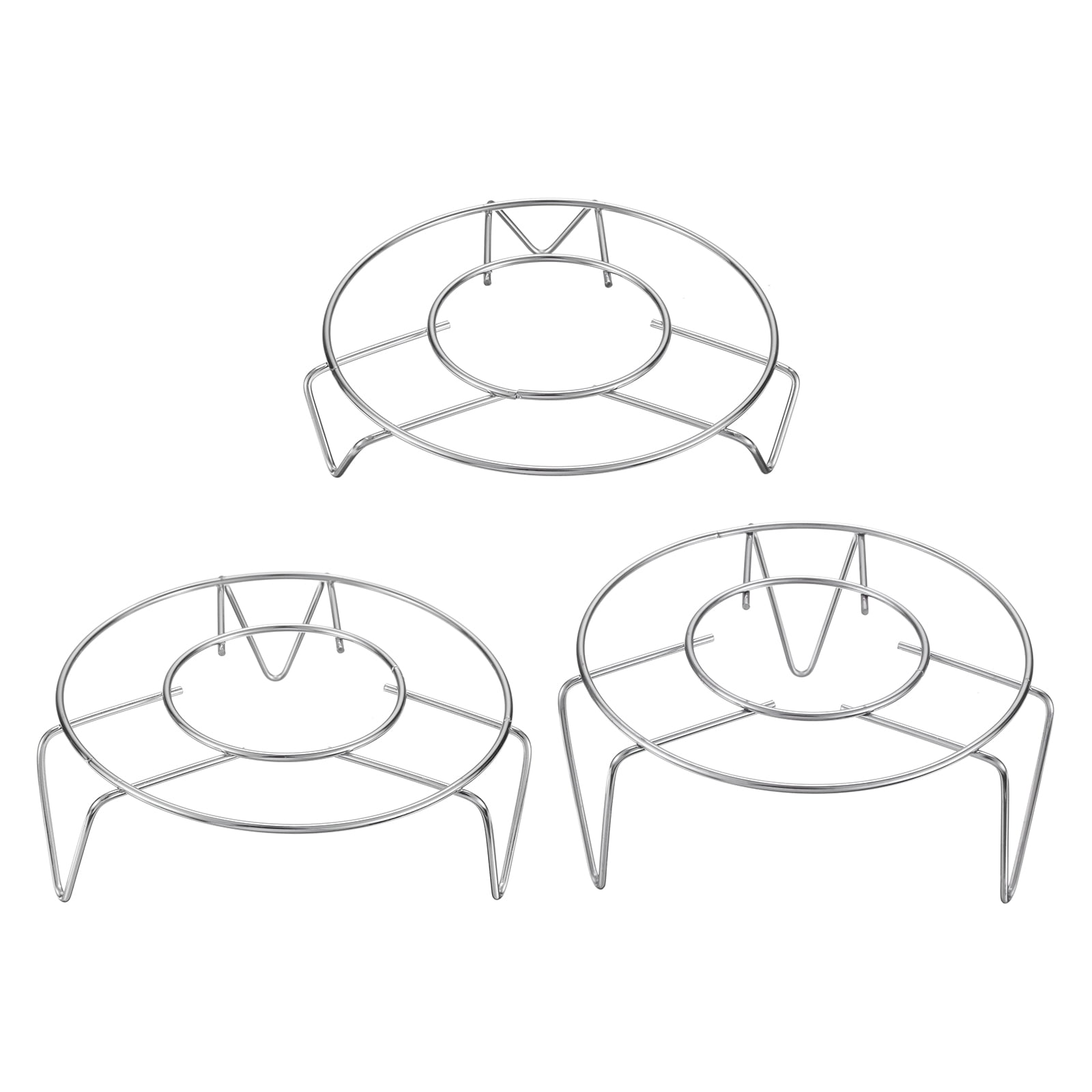 Click here for Unique Bargains 3pcs Steam Rack 5.5 Dia Metal Triv... prices