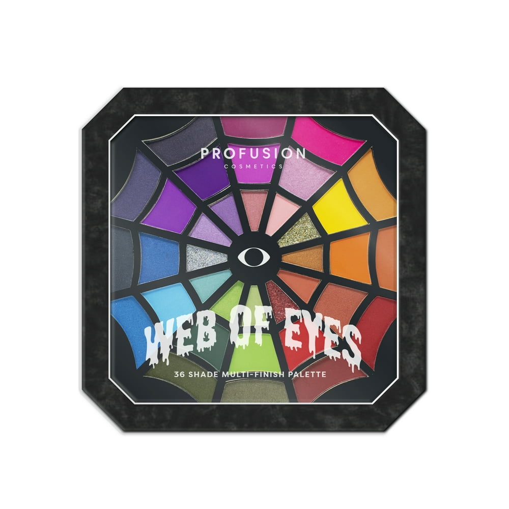 Profusion Cosmetics 36 Shade Palette Web of Eyes - Walmart.com ...