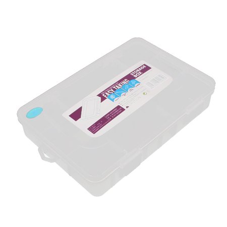 Office School Plastic Rectangular Shaped Pencil Pen Storage Box ...