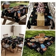 Cartoon Rocket Space Planet Table Cloth 54x54in, Waterproof Square ...