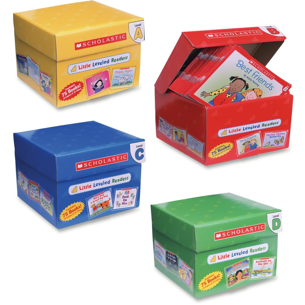 Scholastic Res. Pre K-2 Little Leveled Readers Set - Walmart.com ...