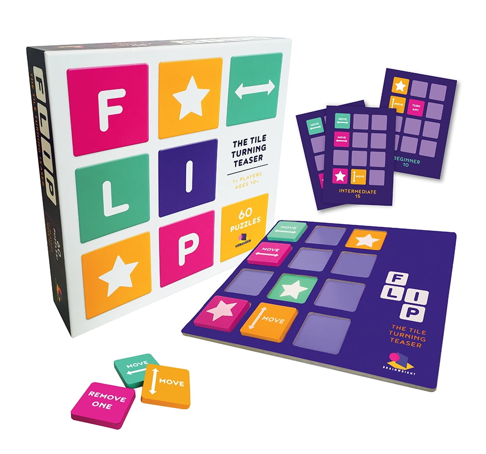brainwright flip - the tile turning teaser puzzle - Walmart.com