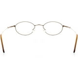 Optical Eyewear - Oval Shape, Metal Full Rim Frame - Prescription ...