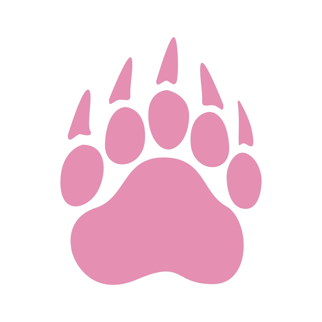 Bear Claw Sticker Decal Die Cut - Self Adhesive Vinyl - Weatherproof ...