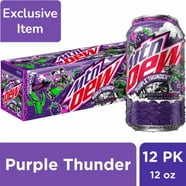 Mtn Dew Purple Thunder Limited Edition, Pack of 12 - 12oz Cans ...
