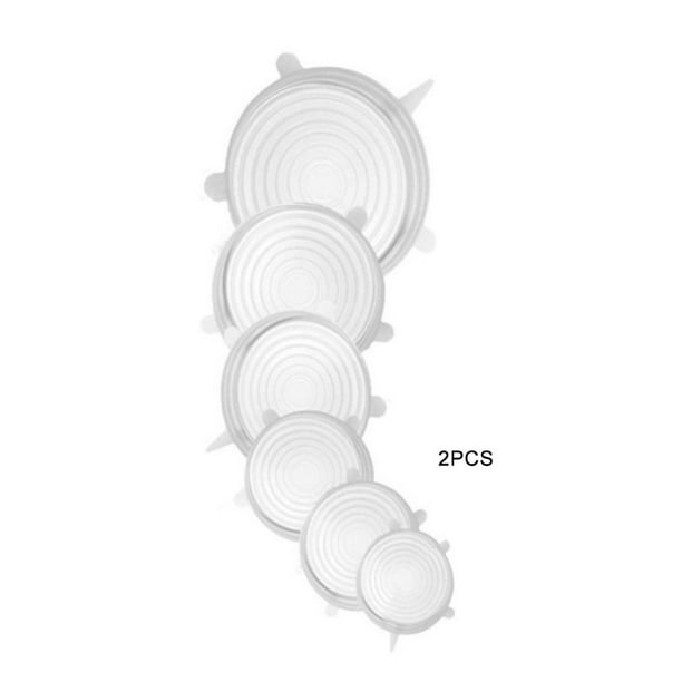 OUTAD 6 Pieces / Set Reusable Silicone Stretch Food Packaging Vacuum ...