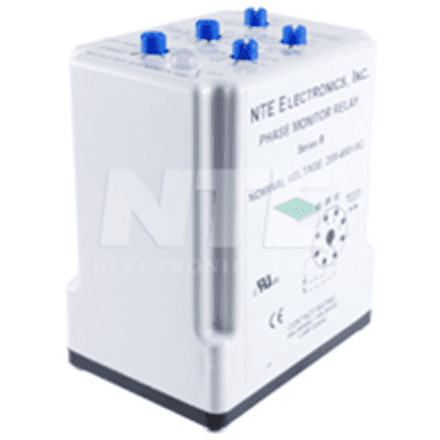 NTE Electronics R68-5A10-480 Series R68 Phase Monitoring AC Relay, SPDT ...