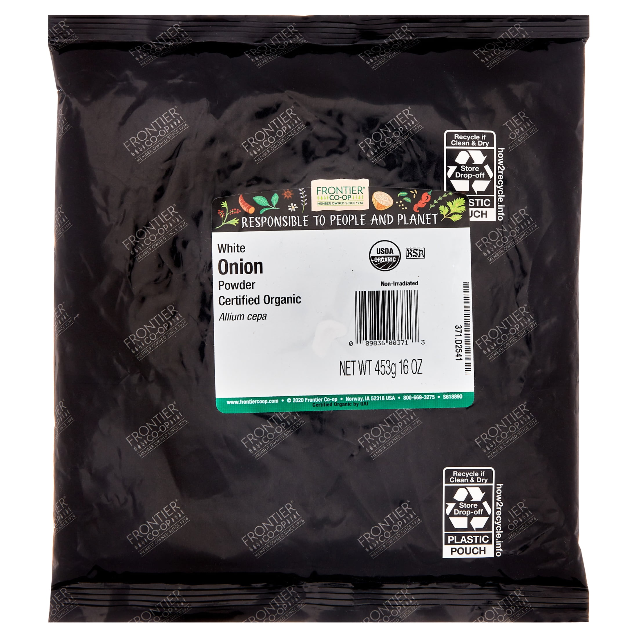 Frontier Co-op Certified Organic White Onion Powder, 16 oz Bag Best ...