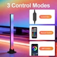 RGB Light Bar w/ Music Sync, 16.5" Smart LED Light Bar for Room, 16 ...