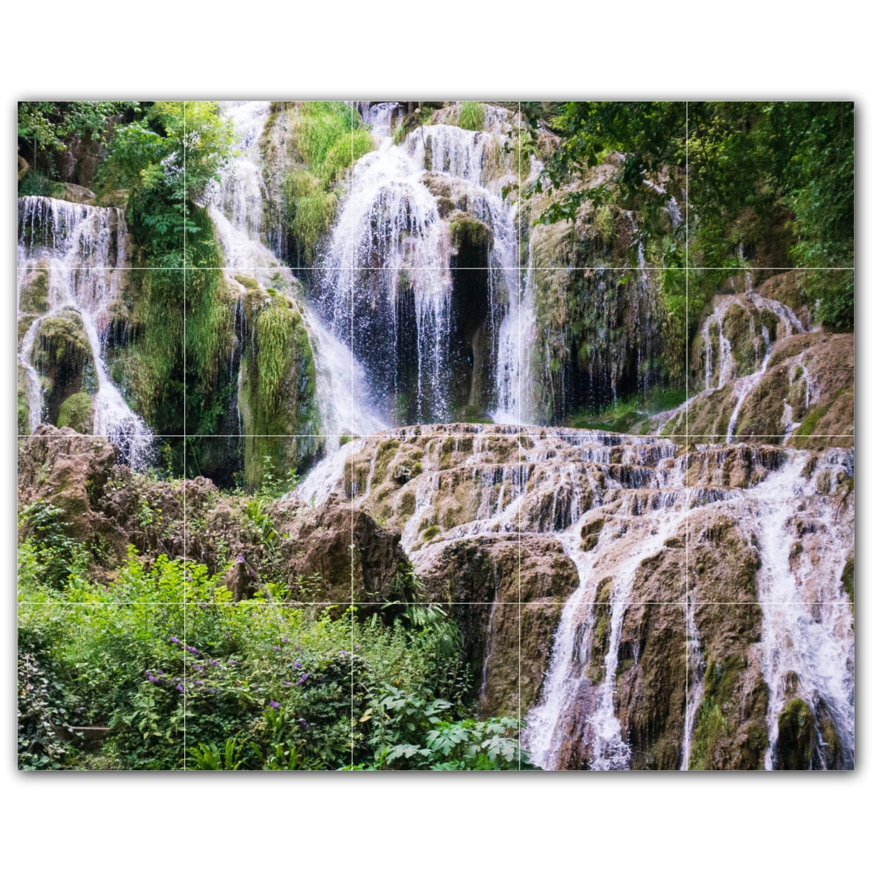 Picture-Tiles.com: Waterfalls Ceramic Tile Wall Mural WAL501128-54M. 30 ...