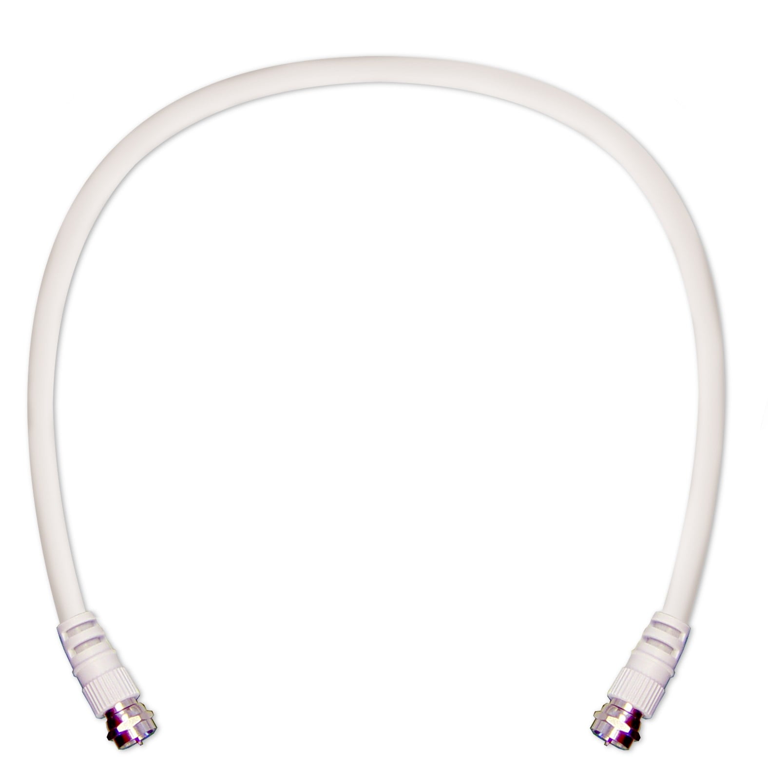 Wilson Cable 2' white RG6 low loss coax cable - 950602 | Walmart Canada