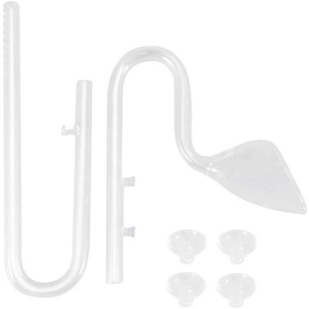 Aquarium Glass Lily Pipe Outflow and Inflow Poppy Pipe Aquarium Fish ...