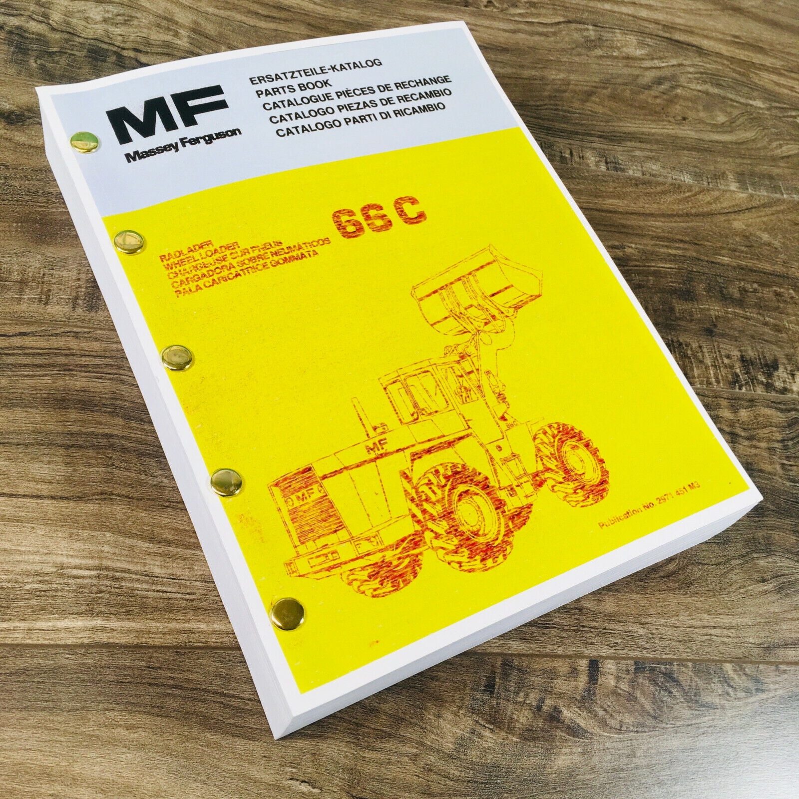 MASSEY FERGUSON 66C WHEEL LOADER PARTS MANUAL CATALOG BOOK ASSEMBLY ...