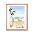 Affixzi Huntington Beach Pier Art Print, California Coastal Wall Art ...