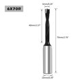 Two Flutes Woodworking Gang Drill Bits Blind Hole Drilling Head 70mm ...