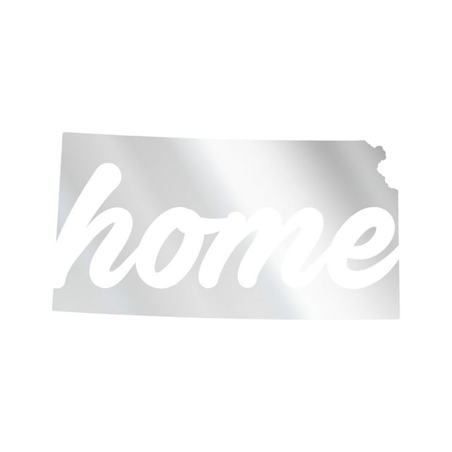 Kansas Home Sticker Decal Die Cut - Self Adhesive Vinyl - Weatherproof - Made in USA - Many ...