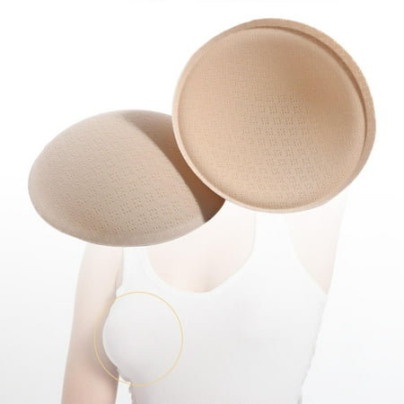 2 Pieces Women Insert Bra Pads Sports Cups Bra Insert for Yoga Round ...