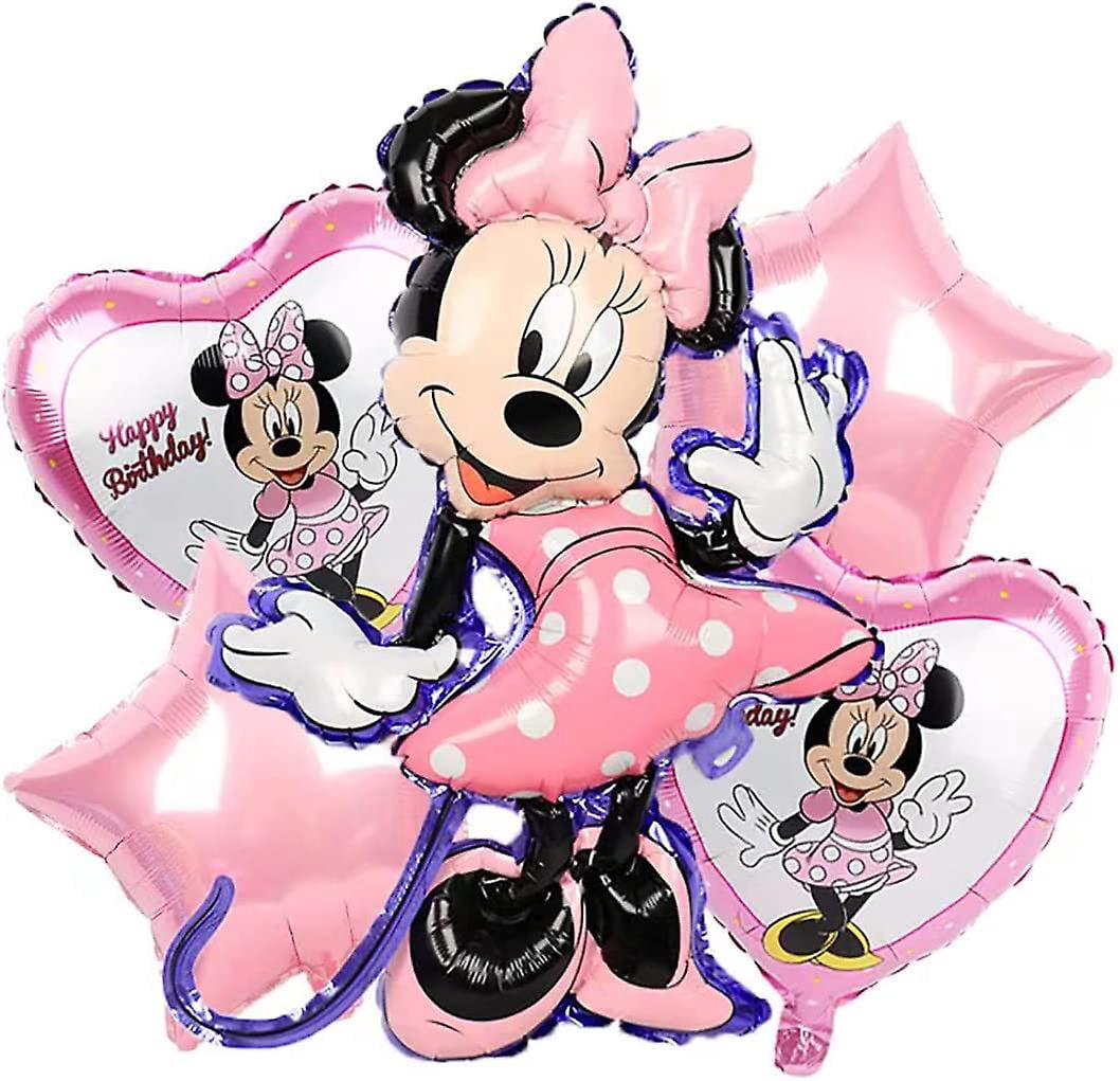 Other Garden Decorativo 5 Piezas-Globos De Fiesta De Cumpleaños -Minnie ...