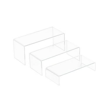 AZM Economy Clear Acrylic Riser Set Display Jewelry Showcase Fixtures ...