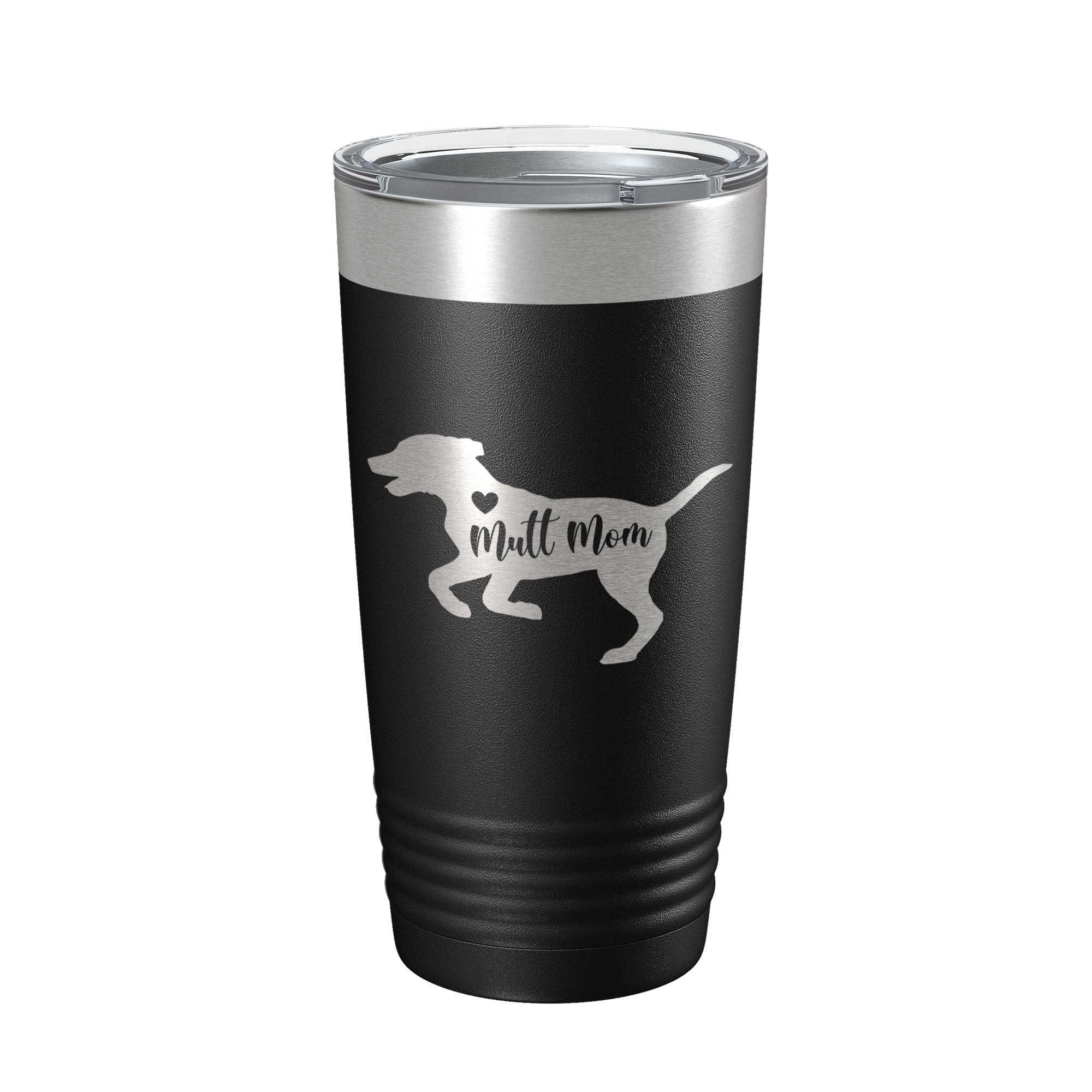 Mutt Mom Tumbler Dog Travel Mug Gift Insulated Laser Engraved Coffee ...