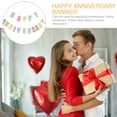 3pcs Happy Anniversary Party Banner Party Hanging Banner Buntings ...