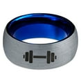 Tungsten Weightlifting Barbell Weight Band Ring 8mm Men Women Comfort ...