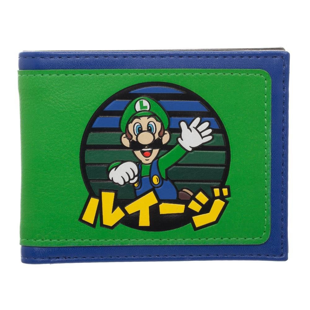 Super Mario Bros. - Super Mario Luigi Kanji Bi-Fold Wallet - Walmart ...