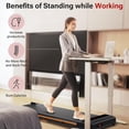 Walking Pad&Under Desk Treadmill for Home&Office, Speed Range 0.6~3 ...
