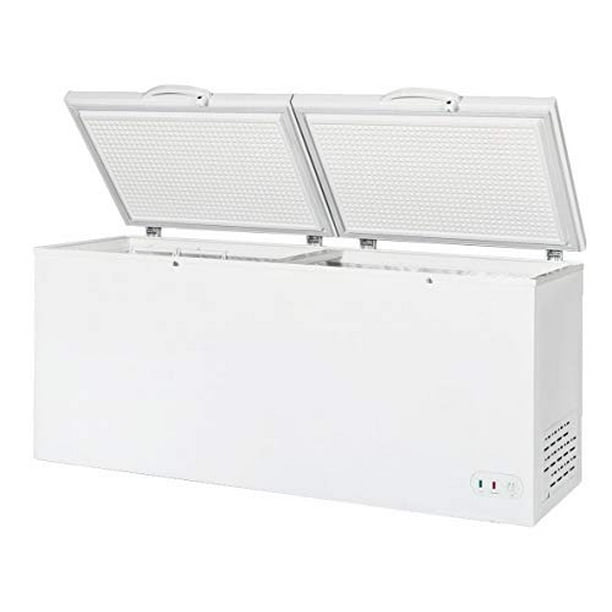 DUURA DCF30 Extra Large Commercial Sub Zero Chest Freezer with Split Top Double Locking Lids NSF ...